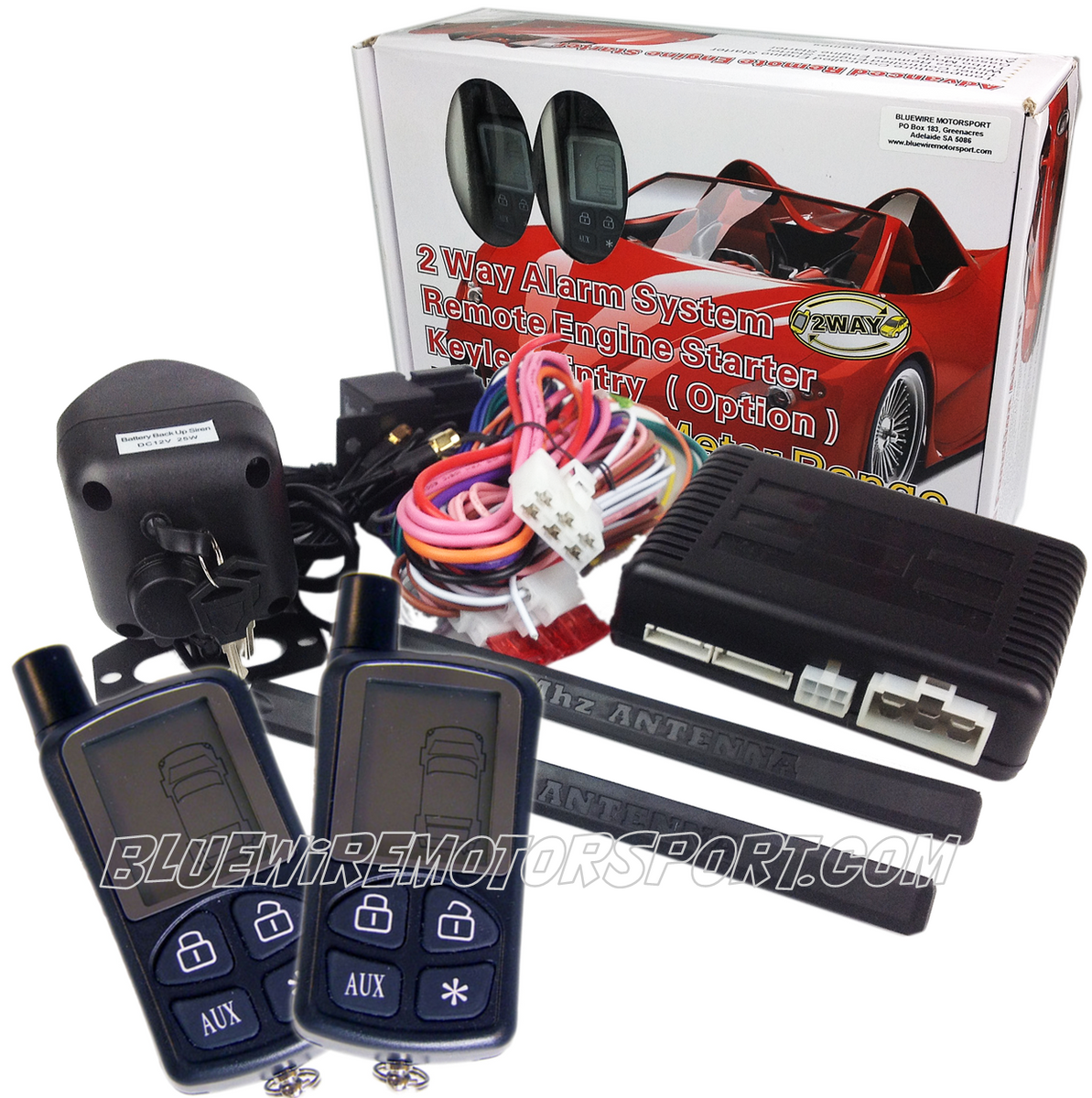 Pager alarm system for car store