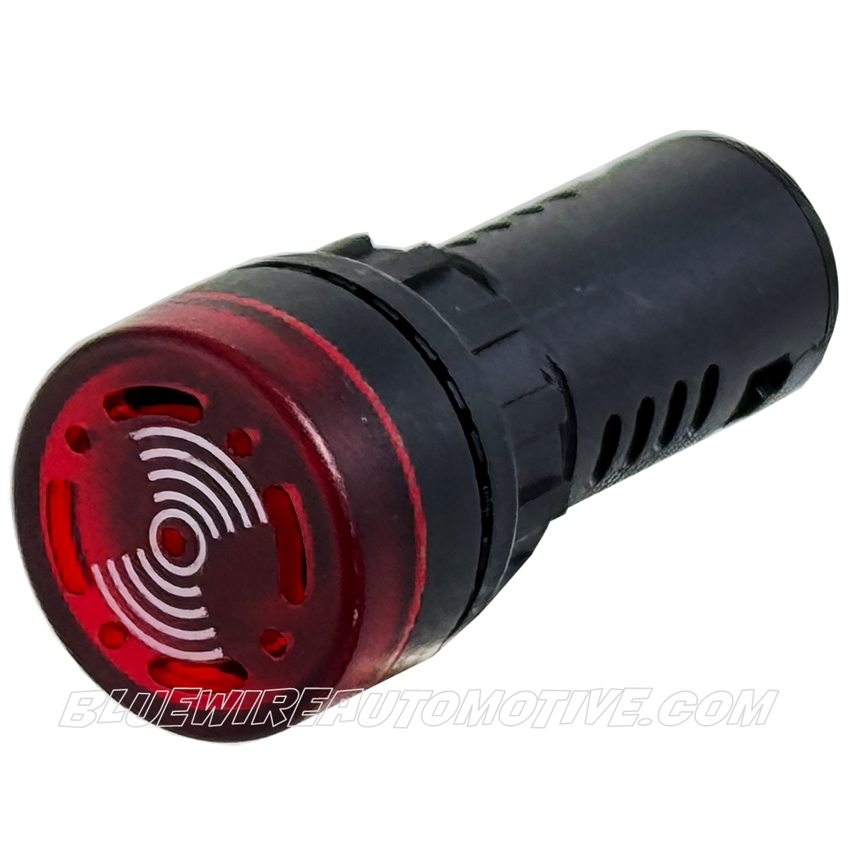 RED PILOT LIGHT+WARNING BUZZER ALARM-RED-22mm| Bluewire Automotive