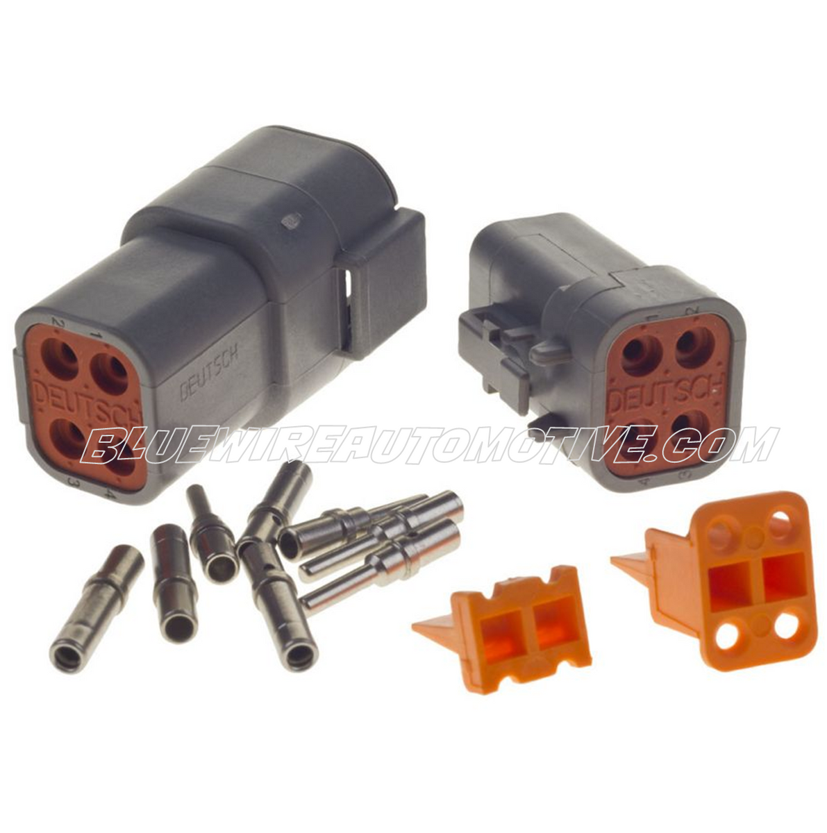 OEM DEUTSCH DTP MOTORSPORT CONNECTOR PLUG MALE & FEMALE 4PN-BWACPS-525 ...