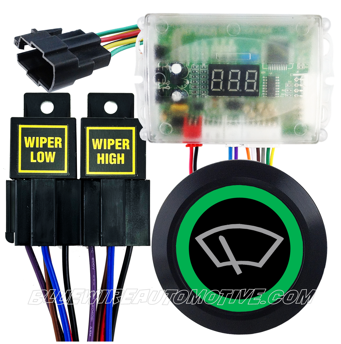 BLACK SERIES DUAL SPEED CONTROL KIT-WIPER HIGH/LOW-BWAECOBSWP| Bluewire ...