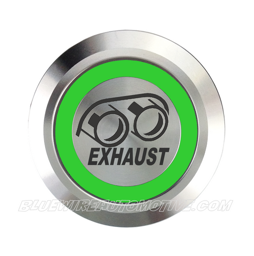 SILVER SERIES BILLET BUTTON-22mm-EXHAUST| Bluewire Automotive