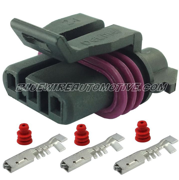 CRANK POSITION/CAM SENSOR CONNECTOR-3pin-L98 L76 LS1 LS2 LS3-5.7 6.0-B ...