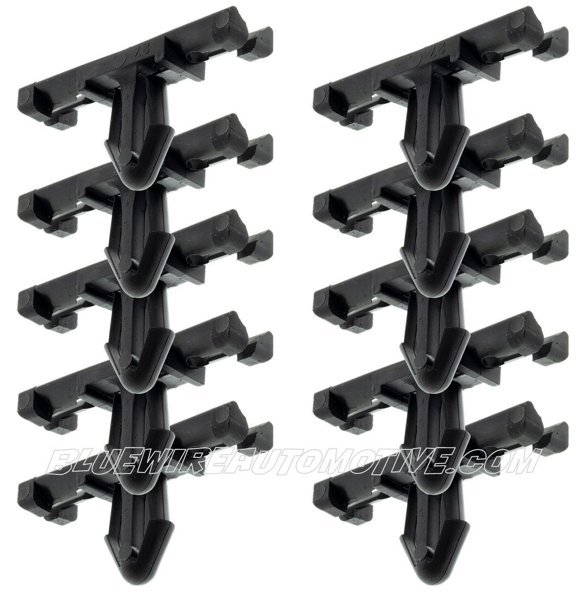 10 x DELPHI 56 SERIES PACKARD BLACK WIRE HARNESS LOOM TO BODY MOUNTING ...