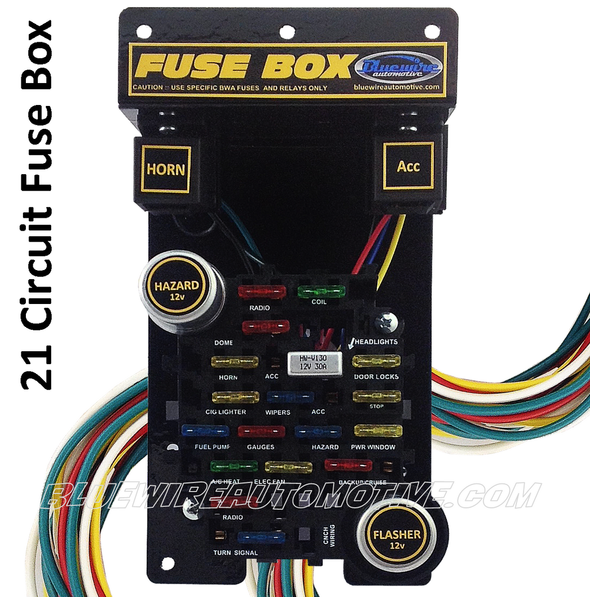 UNIVERSAL BWA FUSE BOX STEEL MOUNTING BRACKET for 12-CIRCUIT 13-CIRCUI ...