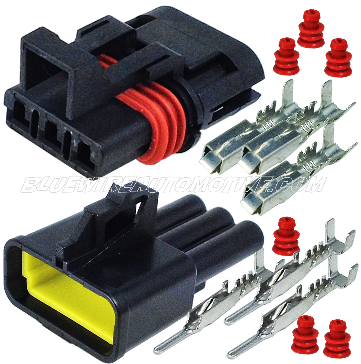 DELPHI 280 SERIES CONNECTOR PLUG MALE & FEMALE-3pin-BWAP0048| Bluewire ...