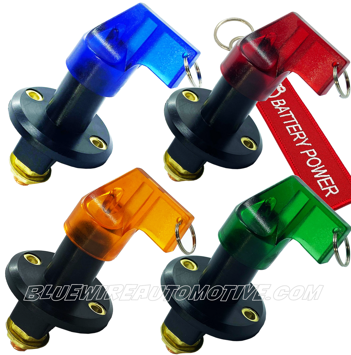 BATTERY MAIN ISOLATOR SWITCH CLEAR RED 12V 175amp BWABS023| Bluewire ...