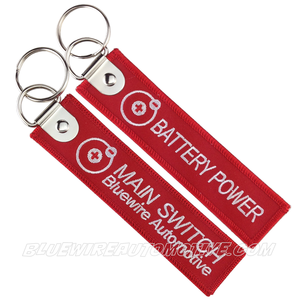 BATTERY RED KEY MAIN SWITCH KEYTAG| Bluewire Automotive