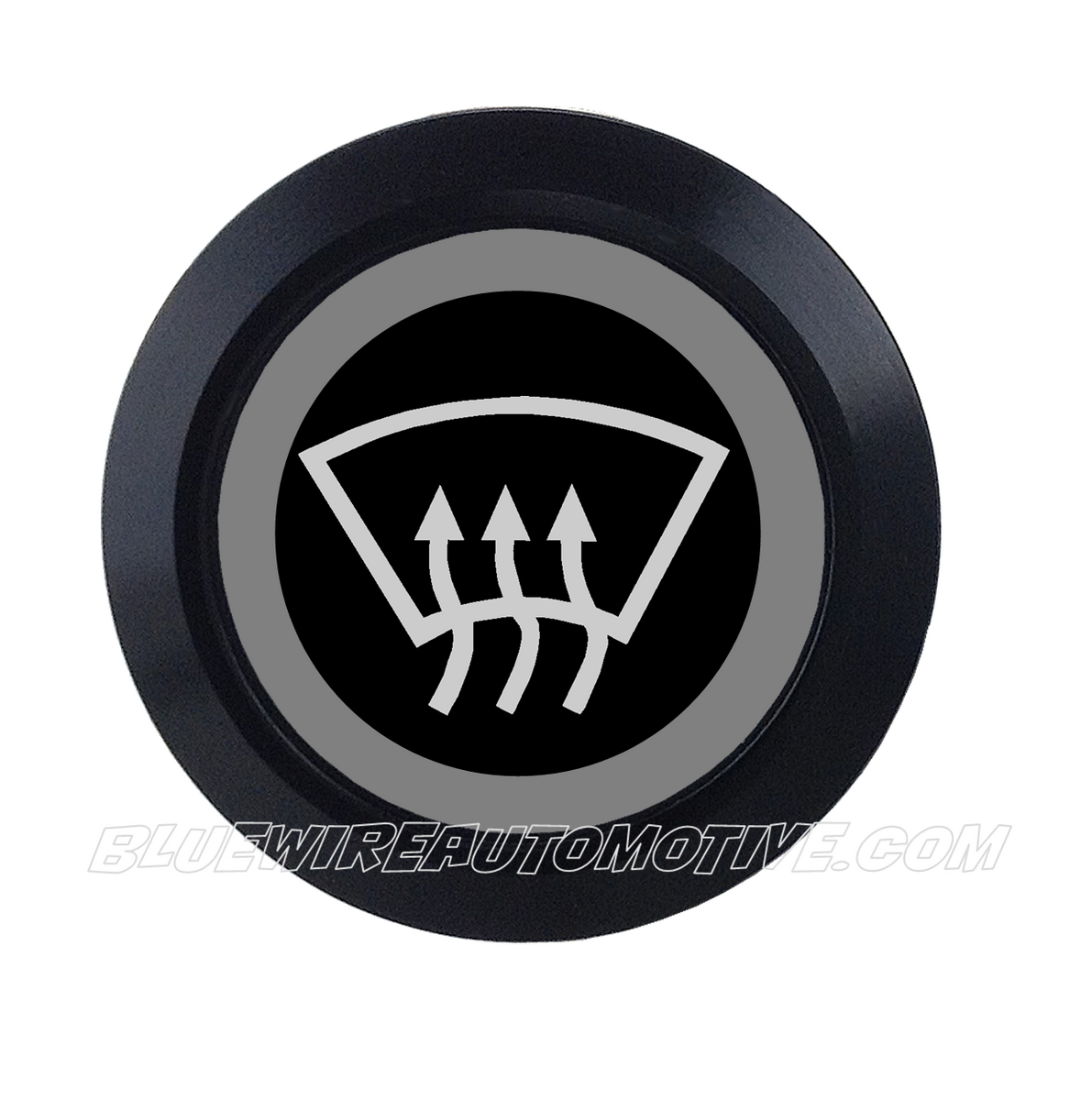 BLACK SERIES BILLET BUTTON-22mm-FRONT DEMISTER| Bluewire Automotive