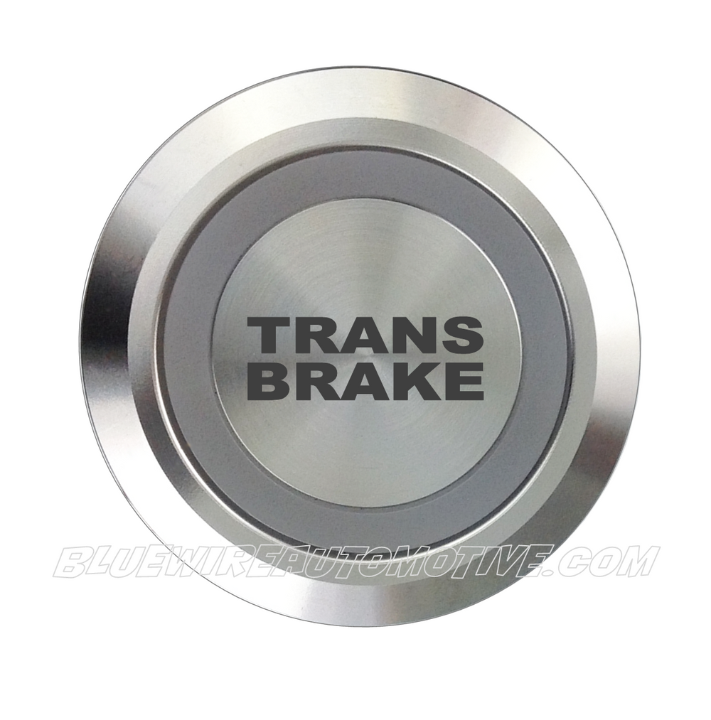 SILVER SERIES BILLET BUTTON-TRANS BRAKE-MOMENTARY SWITCHING-22mm ...