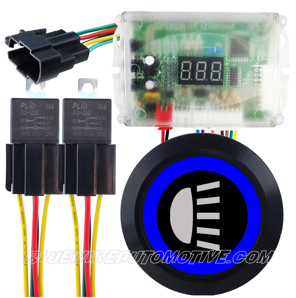 BLACK SERIES DUAL SWITCH CONTROL KIT-HEADLIGHTS/PARK LIGHTS| Bluewire ...