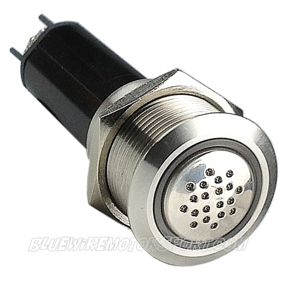 SILVER SERIES BILLET-WARNING BUZZER-RED-19mm| Bluewire Automotive