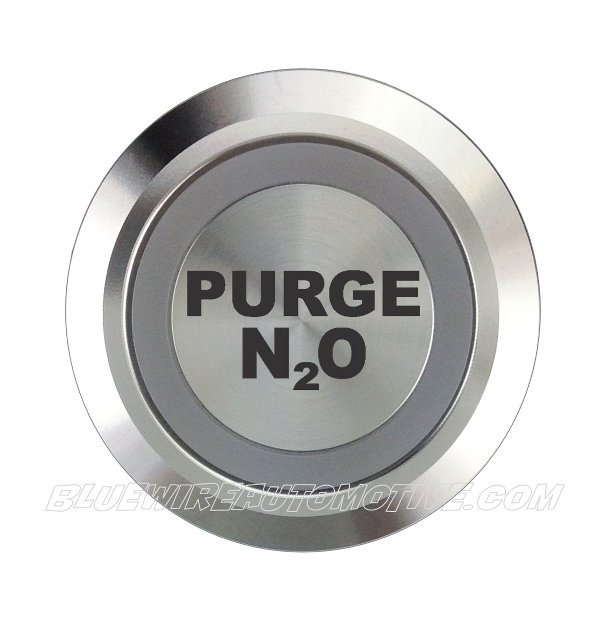 SILVER SERIES DUAL COLOUR BILLET BUTTON-22mm-PURGE N2O| Bluewire Automotive