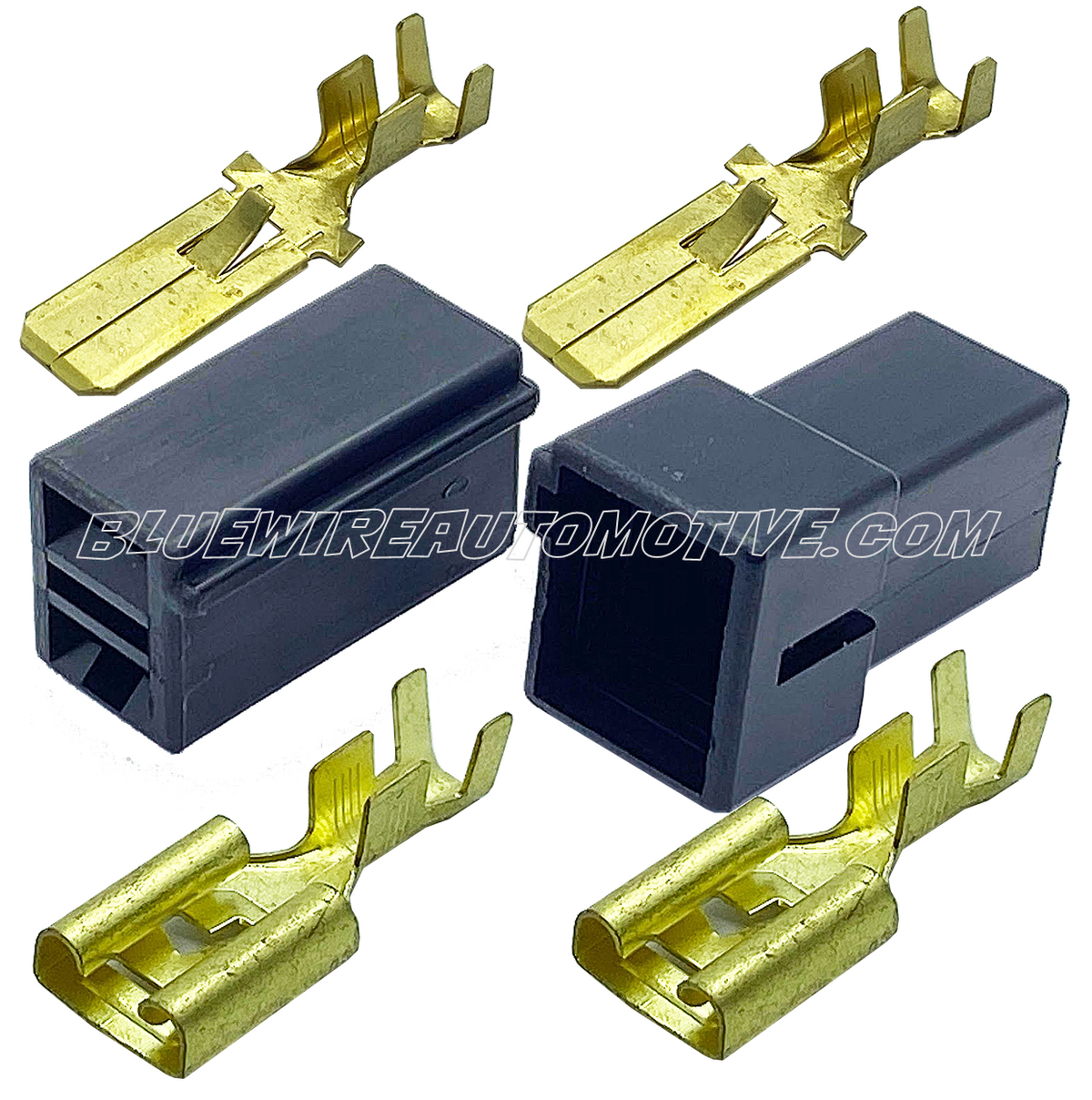 80AMP WHITE CONNECTOR PLUG-2pin| Bluewire Automotive