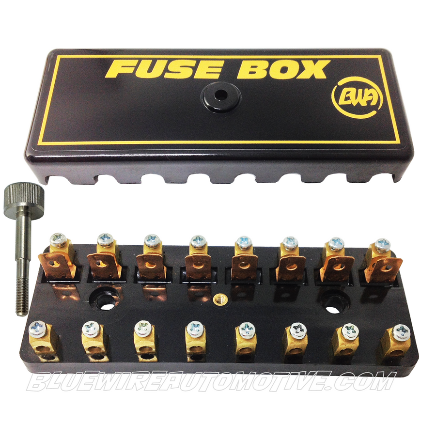 CERAMIC FUSE BOX - 8 CIRCUIT - BWAFB002| Bluewire Automotive