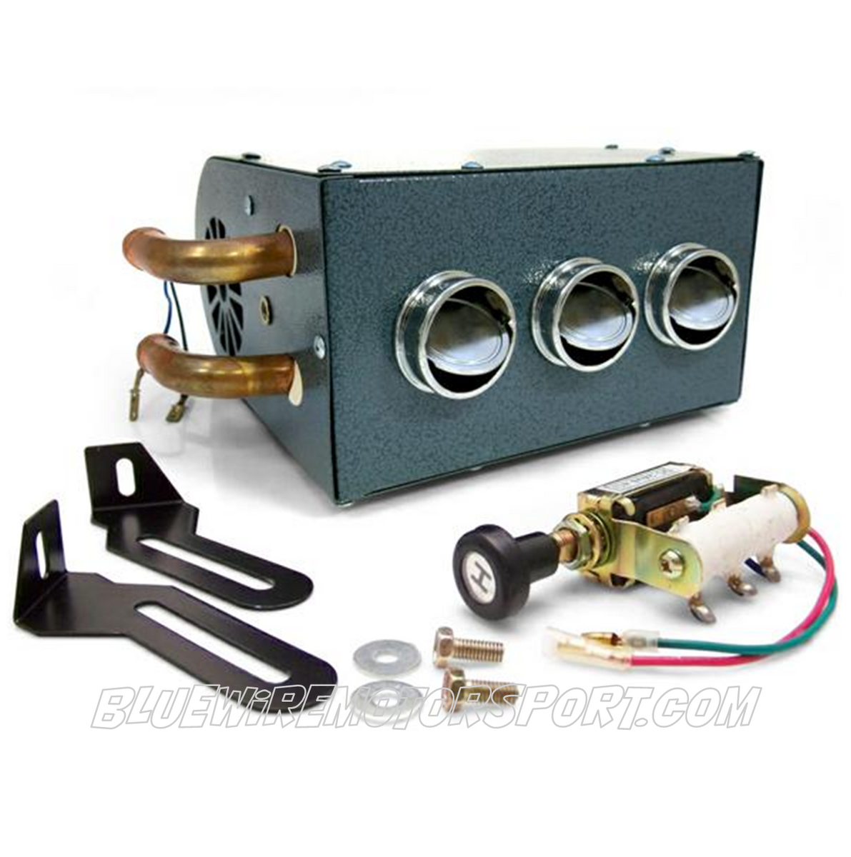 UNIVERSAL DELUXE AUTOMOTIVE HEATER KIT-3 VENT| Bluewire Automotive