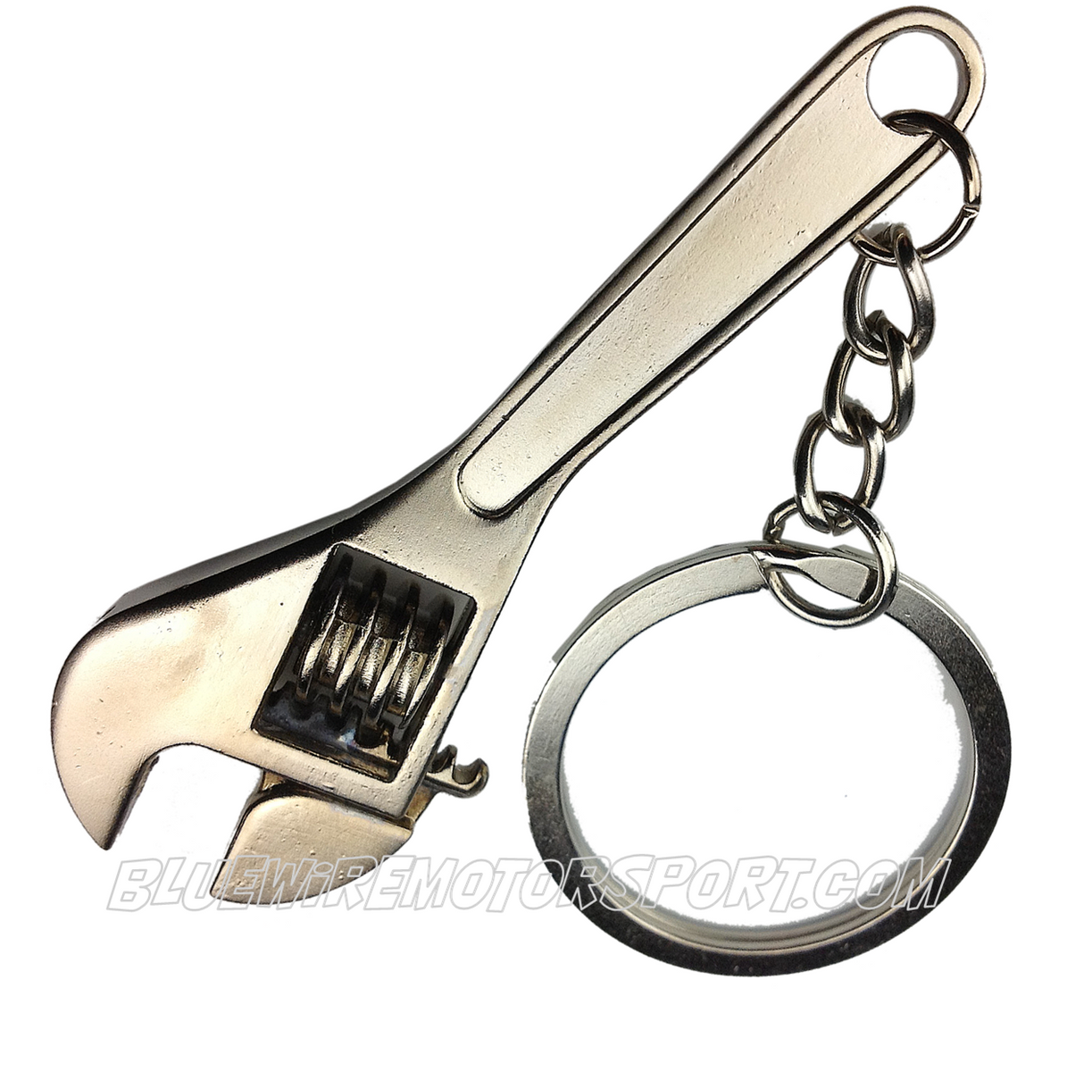 CHROME ADJUSTABLE SPANNER KEYCHAIN| Bluewire Automotive