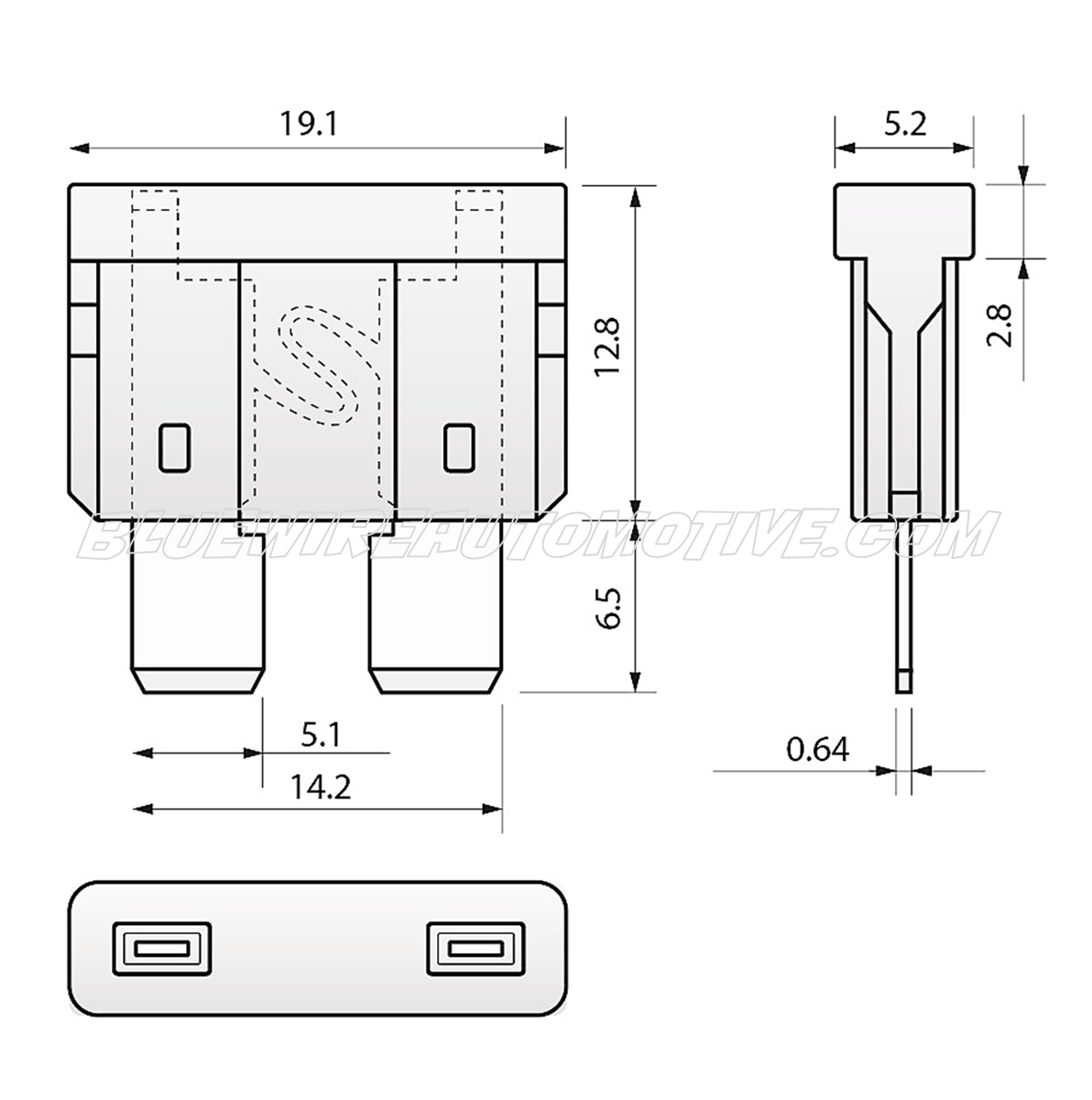 STANDARD LED SMART FUSE BLADE KIT 10/15/20/25/30/40amp 40xpcs| Bluewire ...