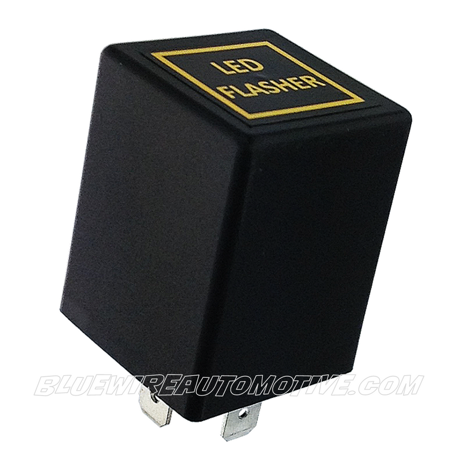 UNIVERSAL LED FLASHER RELAY-12V-3PIN-BWAFR006| Bluewire Automotive