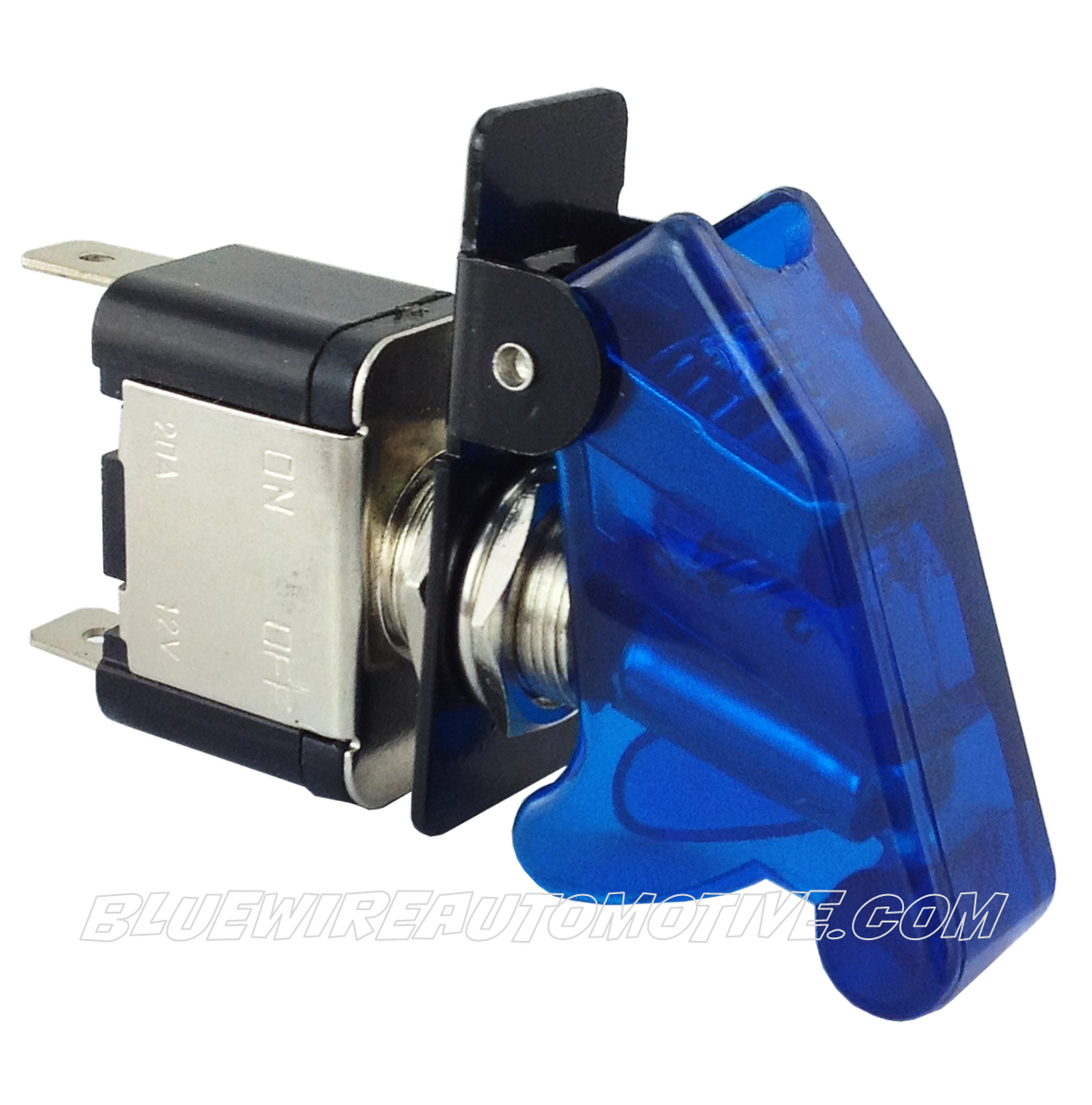 MISSILE FLIP SWITCH - LED BLUE ON/OFF - BWASW0511| Bluewire Automotive