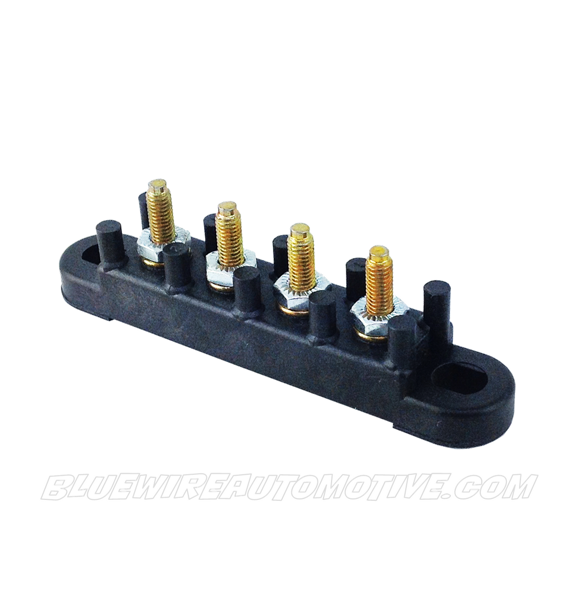 4 WAY BUSBAR INSULATED BATTERY GROUNDING JUNCTION POST BLACK - BWAB000 ...