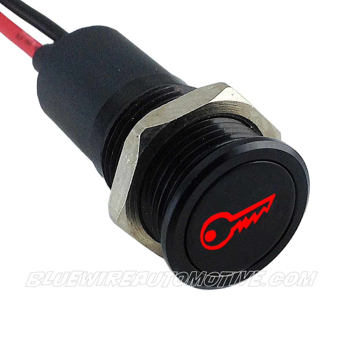 BLACK SERIES PILOT LIGHT SIGNAL-KEY-RED-14mm (NON FLASHING LED ...