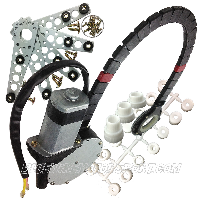 UNIVERSAL RHS CURVED GLASS POWER WINDOW MOTOR-1D-RIGHT BLACK CABLE SID ...