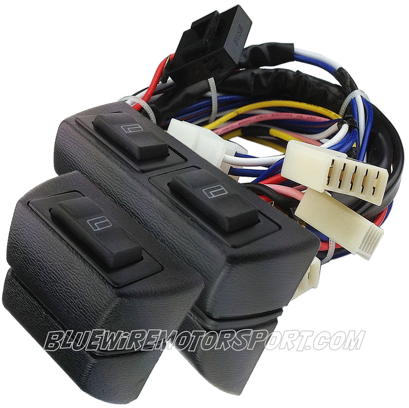 UNIVERSAL POWER WINDOW U-WIRE 3 SWITCH DOOR TRIM WIRING KIT-BWAPWH002 ...
