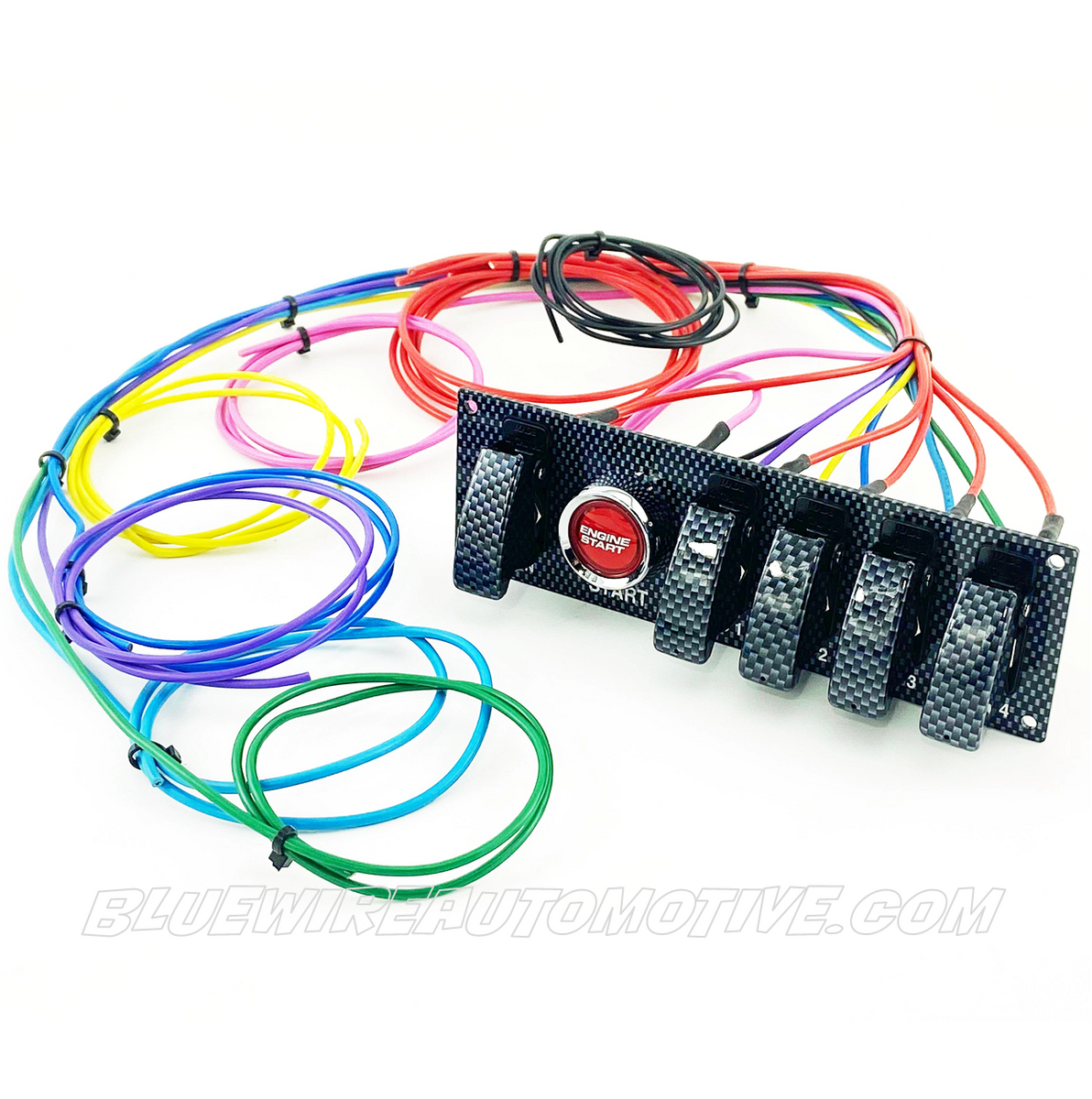 RALLY RACE SWITCH PANEL 01- CARBON FIBER| Bluewire Automotive