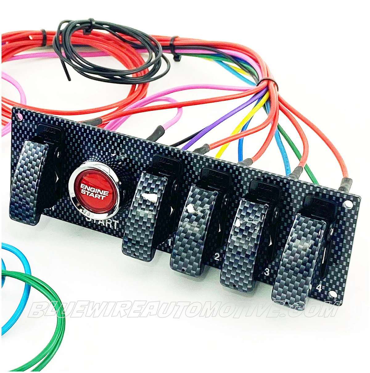 RALLY RACE SWITCH PANEL 01- CARBON FIBER| Bluewire Automotive