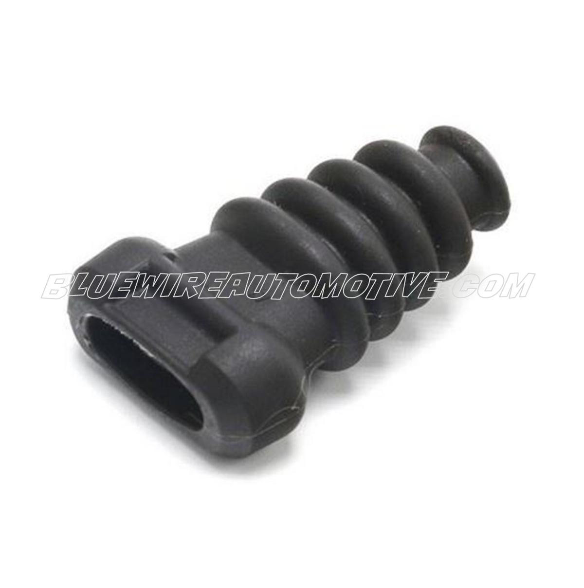 3PIN RIBBED CONNECTOR PLUG RUBBER BOOT-BWAR0533| Bluewire Automotive