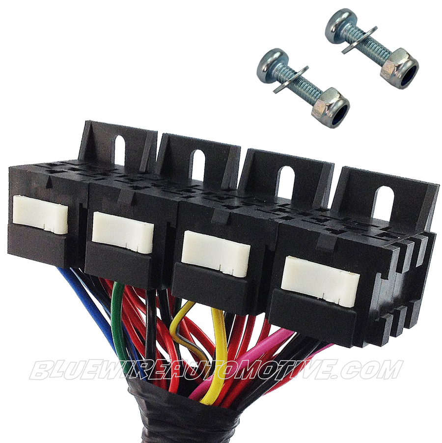 DELUXE 4 DOOR POPPER RELAY SWITCH KIT- 50amp| Bluewire Automotive