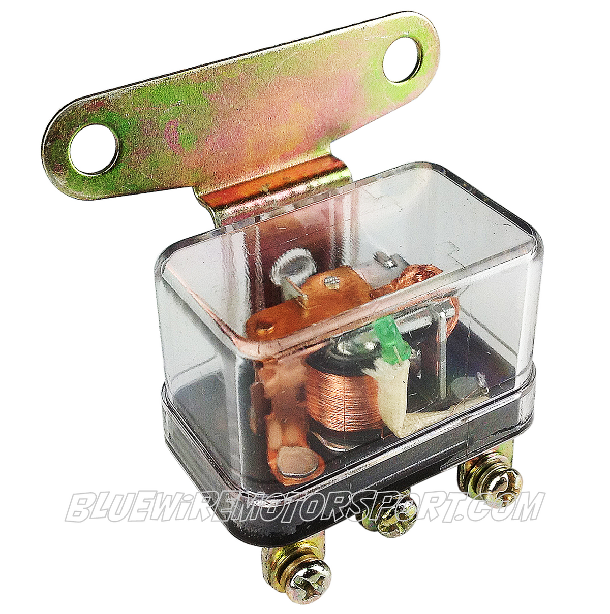 UNIVERSAL 12V HEAVY DUTY 3PIN RELAY ASSEMBLY + GREEN LED ON SIGNAL ...