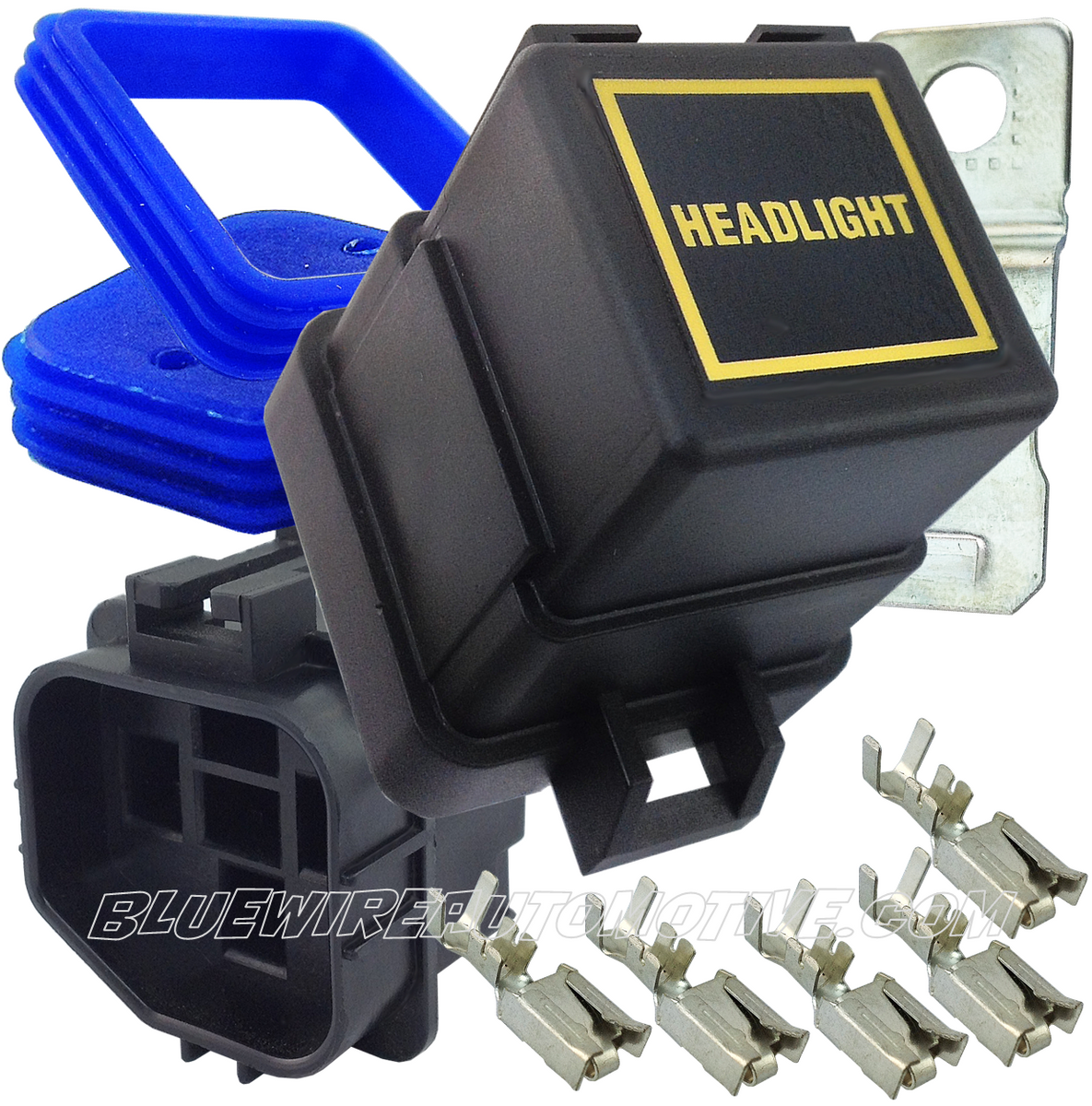 12v WATERPROOF AUTOMOTIVE & MARINE HEAVY DUTY RELAY 40AMP-HEADLIGHT ...