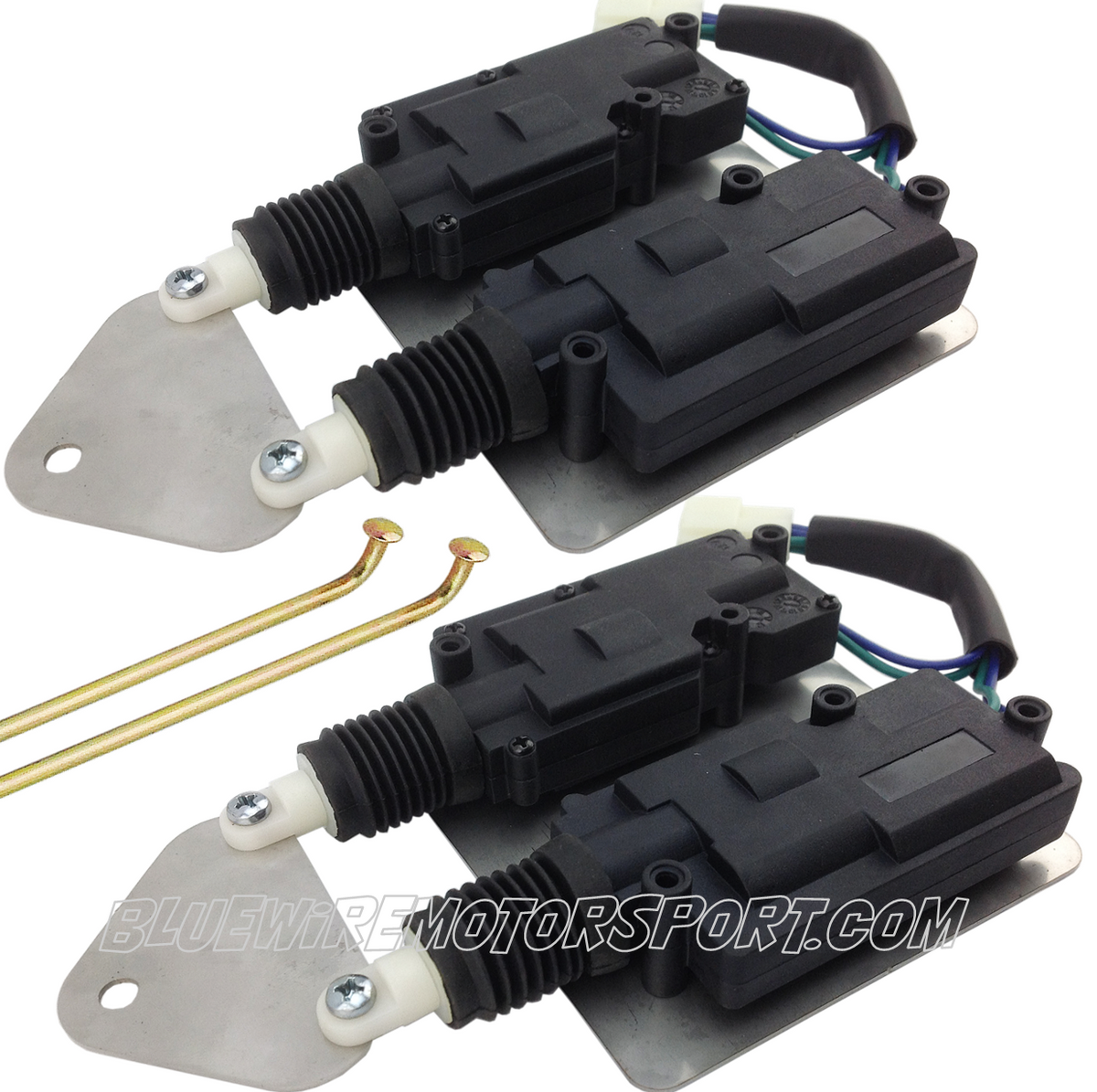 PAIR-SLIM FITTED SHAVED DOOR ACTUATOR POPPER-NO REMOTE| Bluewire Automotive