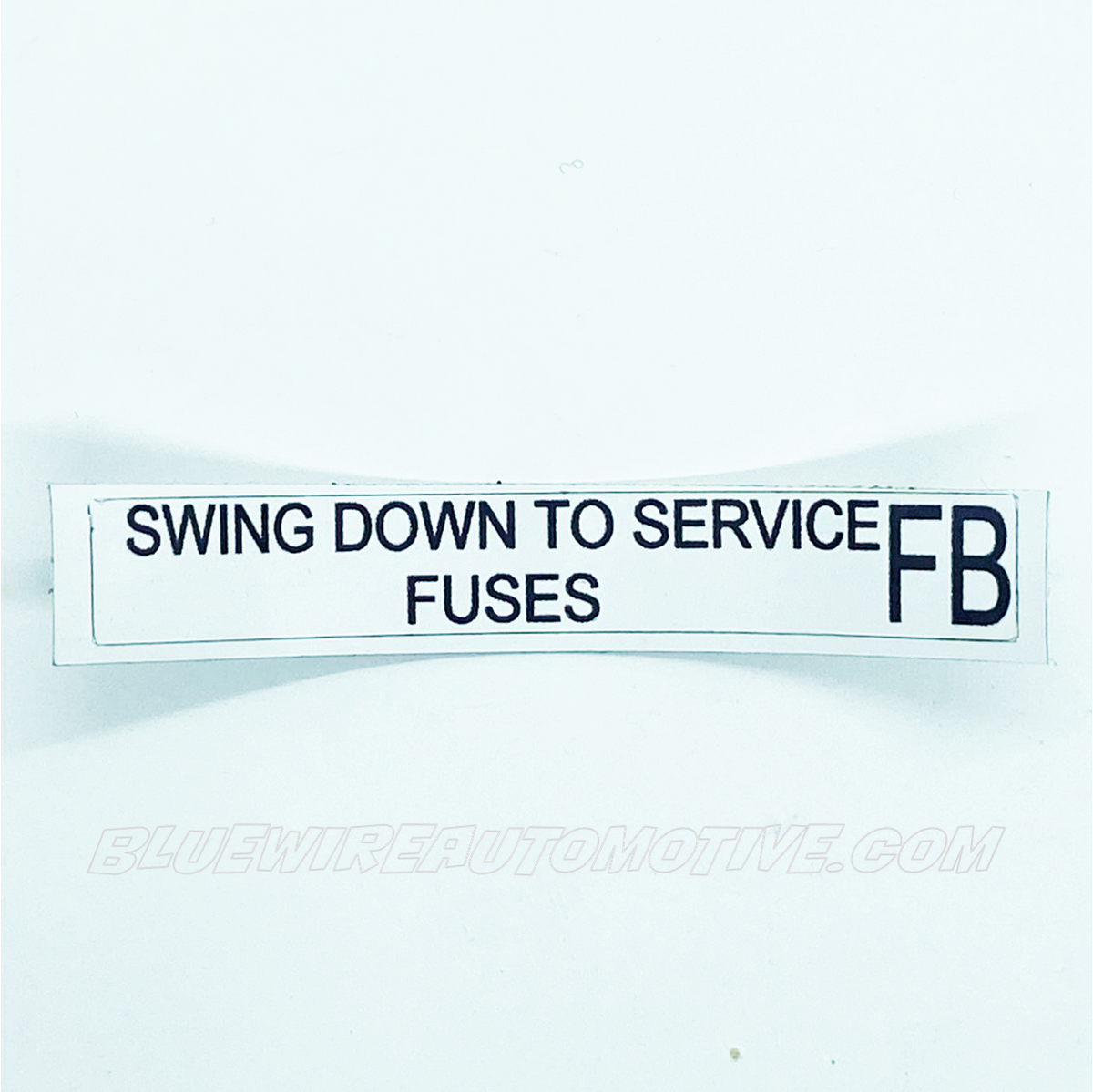 HK HT HG HOLDEN SWING DOWN TO SERVICE FUSES FB FUSE BOX DECAL-NON GENU ...